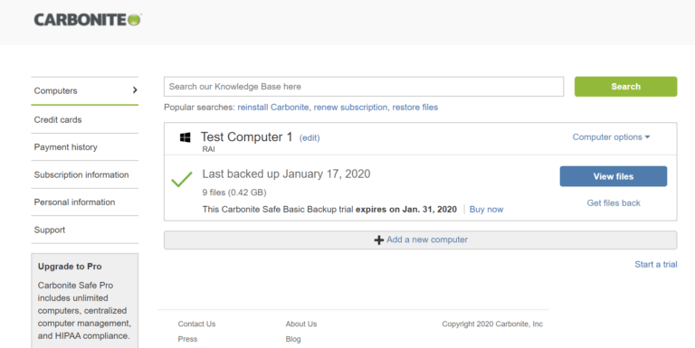 Carbonite Review 2021 - Reliable Cloud Backup Solution