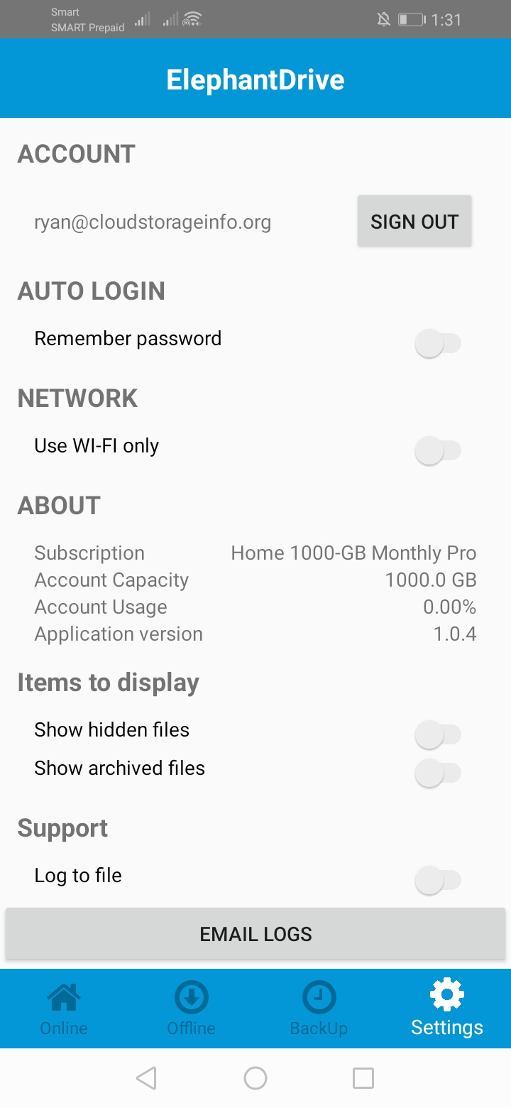 ElephantDrive Review 2023 - Easy To Use Cloud Backup