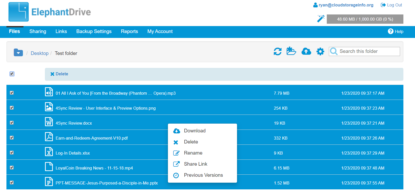 ElephantDrive Review 2023 - Easy To Use Cloud Backup