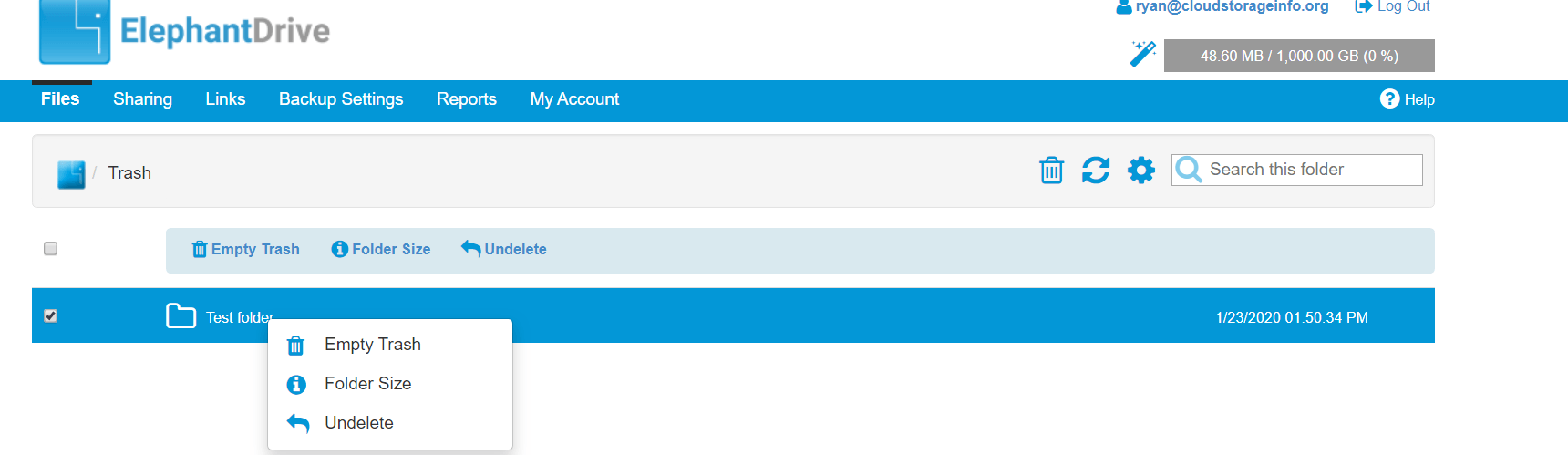 ElephantDrive Review 2023 - Easy To Use Cloud Backup