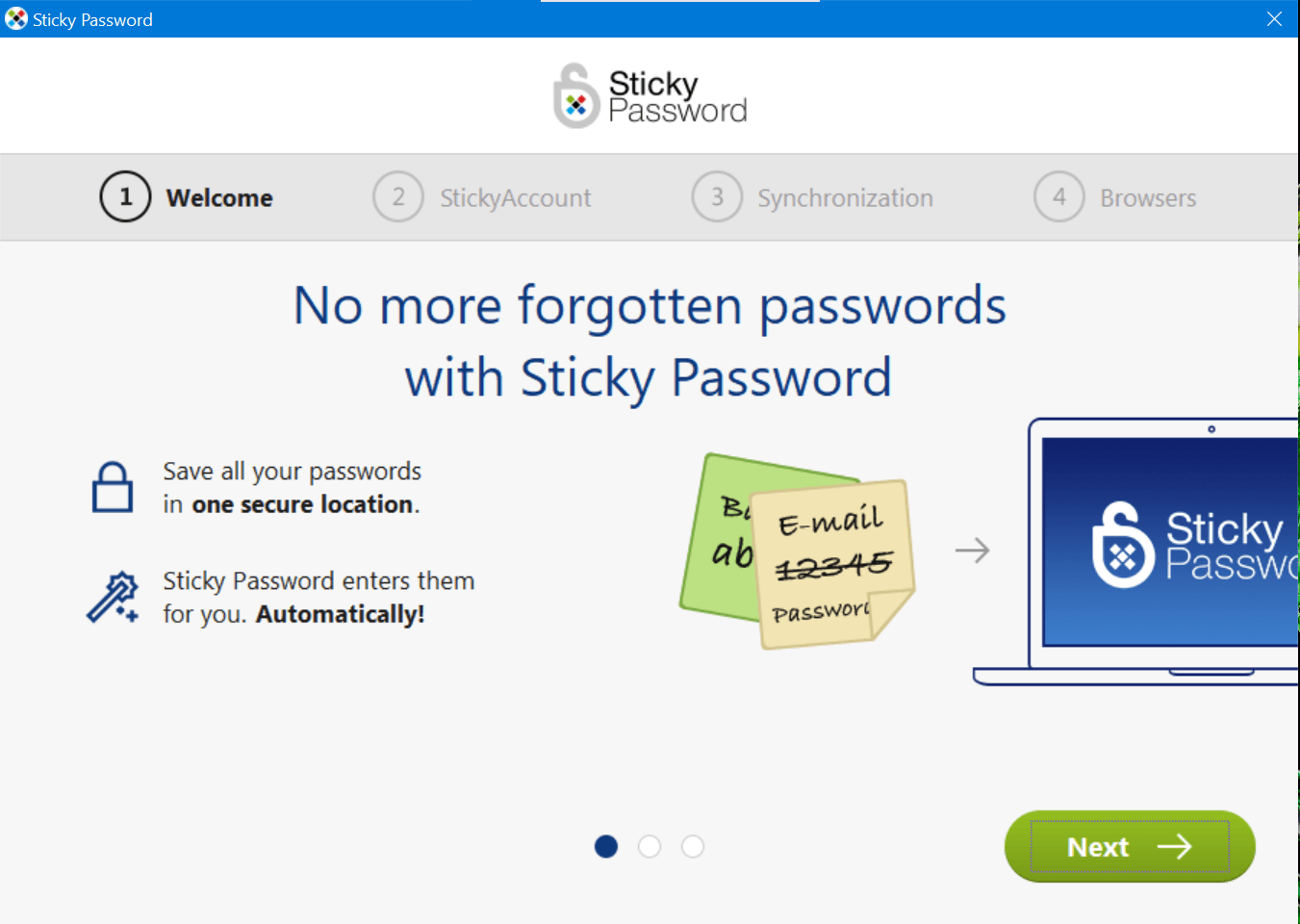 Sticky Password Review Password Vault Application Program