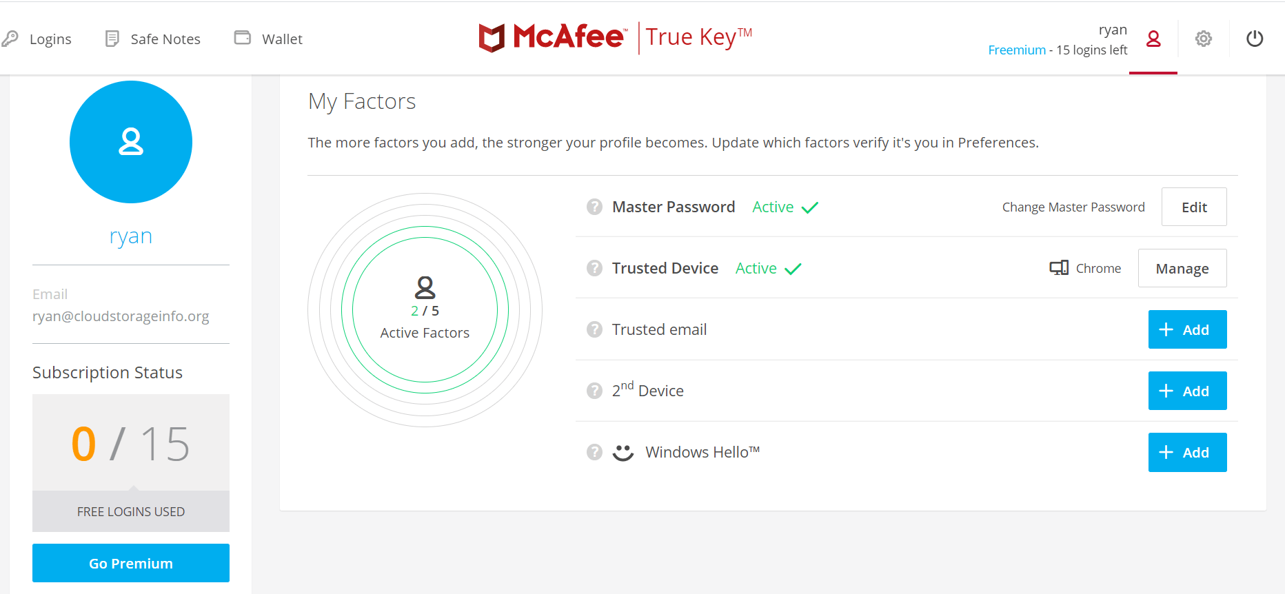 True Key Review - Secure & Affordable Password Vault System